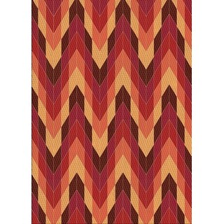 Ahgly Company Machine Washable Transitional Neon Orange Area Rugs - Bed ...