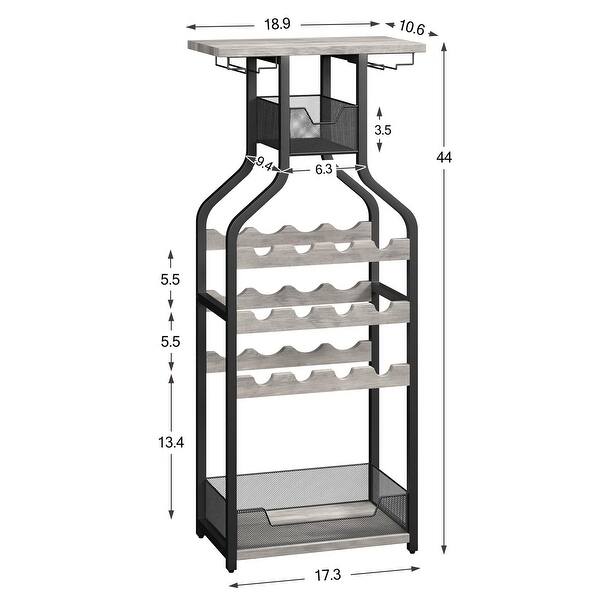 Metal Wine Rack Wine Bottle Holders Stands Freestanding Floor - Bed ...