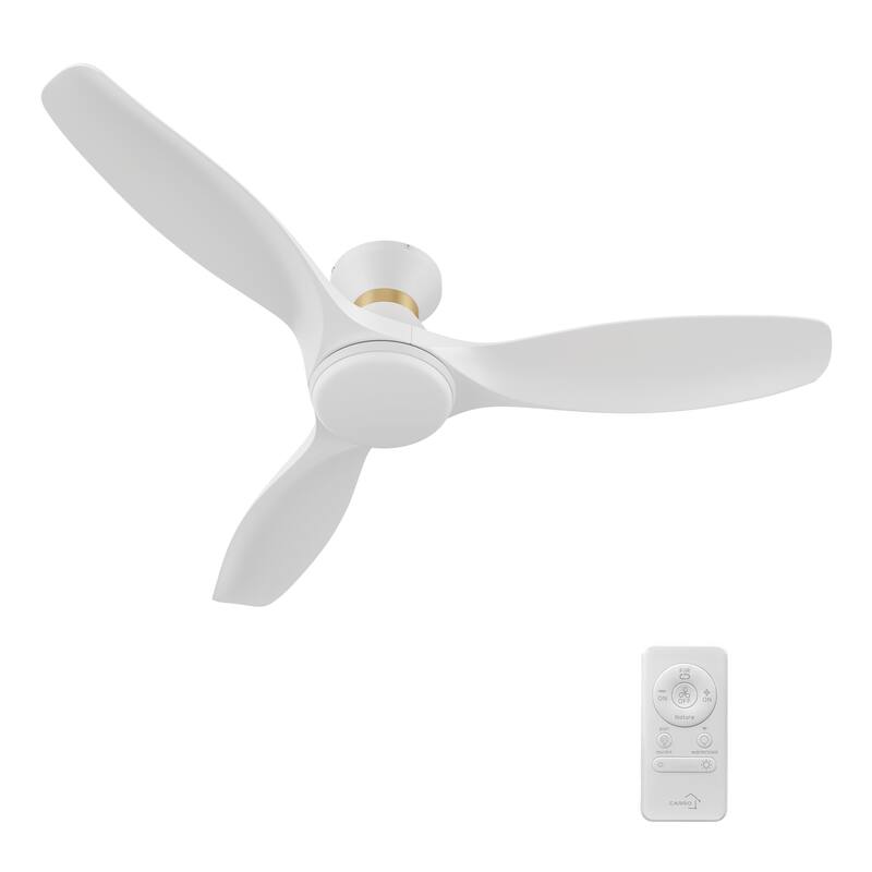 Apollo 52-inch Indoor Smart Ceiling Fan with Remote, Works with Alexa ...