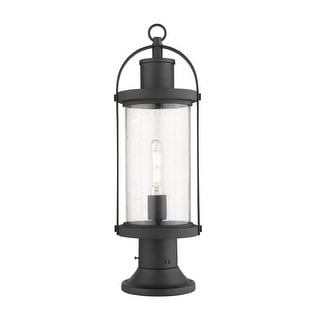 Z-Lite Roundhouse 22" Tall Outdoor Pier Mount Post Light - Bed Bath ...