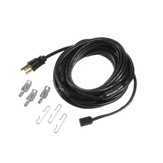 708.66 in. Black Plastic Electric Roof DE-Icing Cable American ...