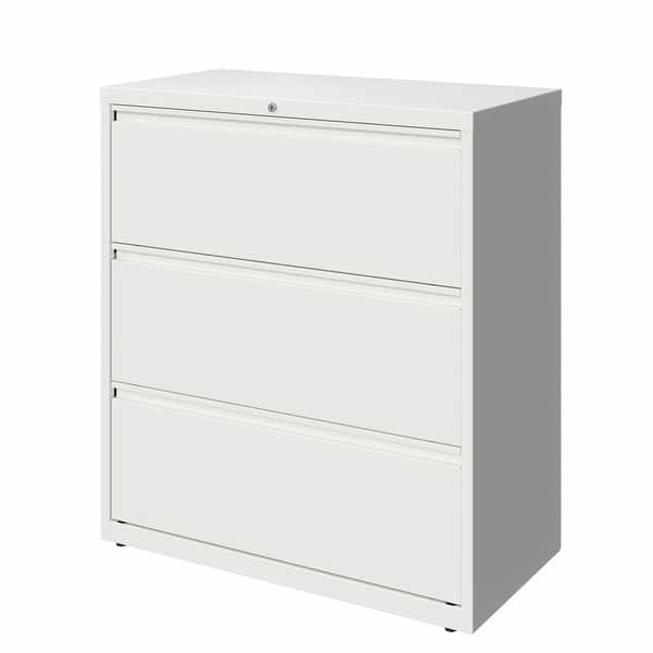 Hirsh 36-in Wide HL10000 Series 3 Drawer Lateral File Cabinet, White ...