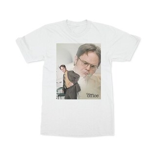 Dwight Portrait Men's Graphic T-Shirt White Size Medium - Bed Bath ...