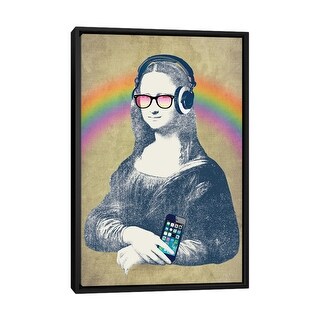 iCanvas "Modern Lisa" by Angelo Cerantola Framed - Bed Bath & Beyond ...
