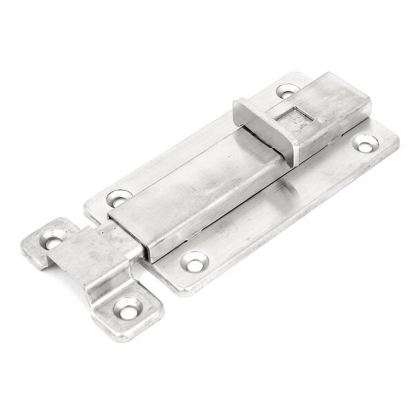 4" Length Stainless Steel Gate Door Safety Bolt Latch Lock - Silver ...