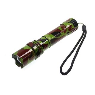 Led Flashlight 350 Lumens Bright Torch Rechargeable Outdoor Camouflage ...