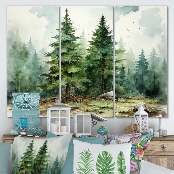 pine tree canvas art