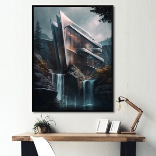 Designart "Futuristic Architectural Brilliance I" Futuristic ...