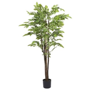 Artificial Potted Ficus Tree - Green - Bed Bath & Beyond - 42663475