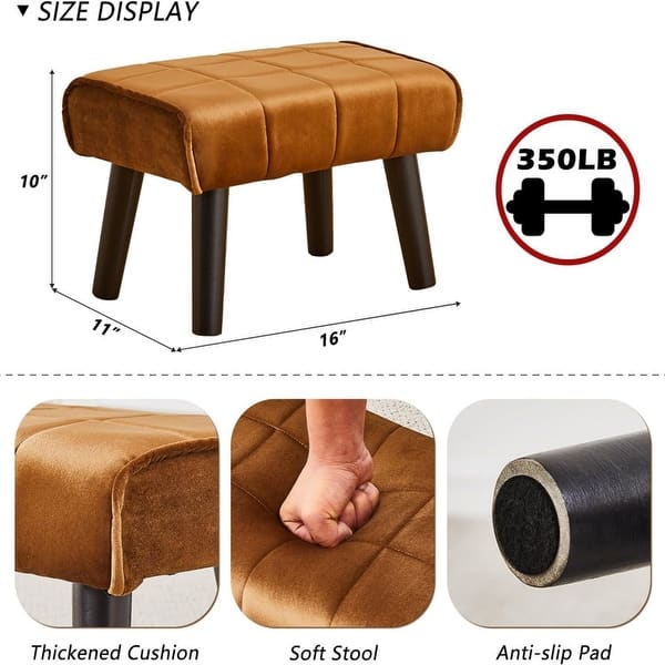 ottoman stool size