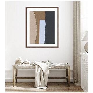 Kate and Laurel Torn Paper No3 by Mareike Bohmer Framed Wall Art Print ...