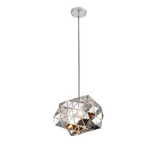 Chrome Metal Shade Single Pendant Lighting - Bed Bath & Beyond - 28257169