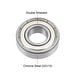 Deep Groove Ball Bearings Metric Double Shielded Chrome Steel ABEC3 Z1 ...