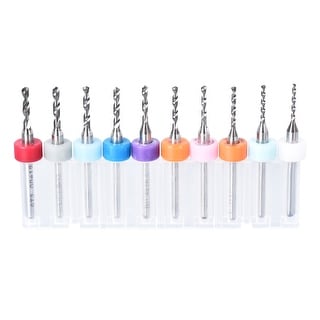 10Pcs 1.1-2.0mm Carbide CNC Engraving Circuit Board Micro PCB Drill ...