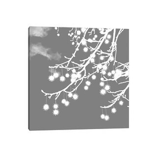 iCanvas "Hamptons Gray And White" by Cathy Jacobs Canvas Print - Bed ...