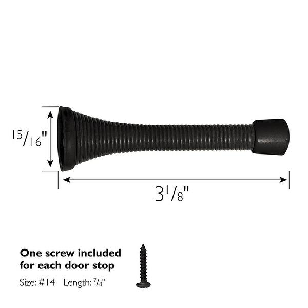 Spring Door Stop Wall Protector with Rubber Tip - Bed Bath & Beyond ...