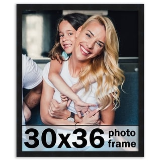 30x36 Frame Black Picture Frame - Complete Modern Photo Frame Includes ...