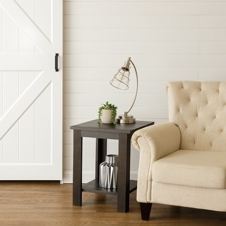 Modern Traditional 20-inch Wide End Table with Shelf - Bed Bath ...