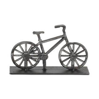 Black Cast Iron Bike Table Decor - Bed Bath & Beyond - 36514174