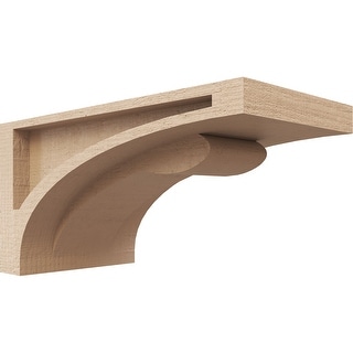 Series 3 Wide Viola Rough Cedar Woodgrain TimberThane Corbel, Primed ...