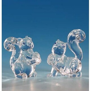 Club Pack of 12 Icy Crystal Decorative Squirrel Figurines 3" - Bed Bath ...