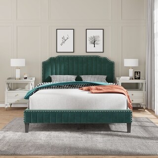 3 Pieces Bedroom Set Queen Bed with Two Nightstands - Bed Bath & Beyond ...