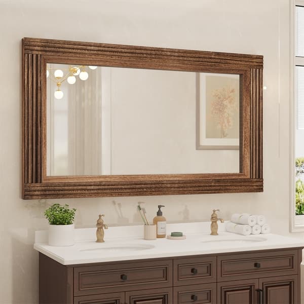 bathroom mirror flat
