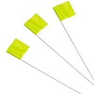 Strait-Line 64102 Stake Flags, 100 Pack, Glo Lime - Bed Bath & Beyond - 13541290