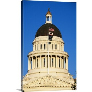 "California State Capitol Building Sacramento CA" Canvas Wall Art - Bed ...