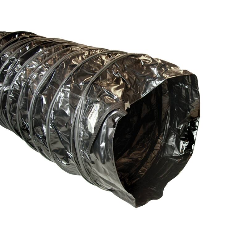 Rubber-Cal "Air Ventilator Black" Ventilation Duct Hose (Fully ...