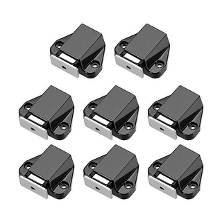 Touch Magnetic Latches Catch Latch for Cabinet Door Black 8pcs - Single ...