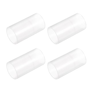 4Pcs Straight PVC Pipe Fitting, 25/32"(20mm) for Home and Industrial ...