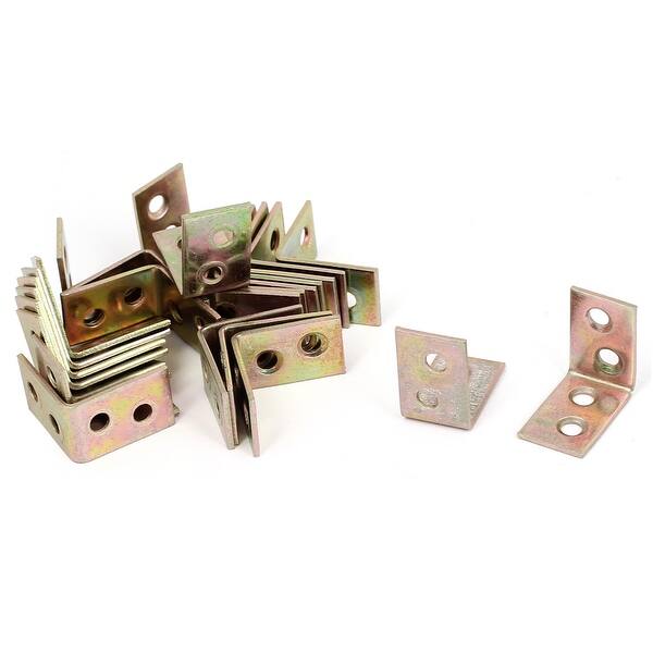 90 Degree Corner Brace Angle Bracket Shelf Support 25mmx25mm 36pcs ...