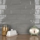 Merola Tile Chester Grey 3" x 6" Ceramic Wall Tile - Bed Bath & Beyond ...