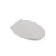 Contemporary Slow-Close Elongated Closed Front Toilet Seat with ...