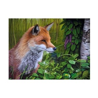 Steve Crockett 'Red Animal In Woodland' Canvas Art - Bed Bath & Beyond ...