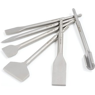 Chisel Set with SDS Plus Shanks, 6pc Masonry Concrete Drill Bit Set ...