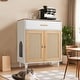 Three In One Cat Furniture Litter Box Enclosure Cat Scratcher Cat House ...