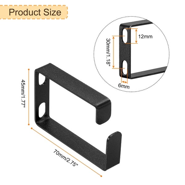 10Sets Server Rack Cable Management D Ring Hooks Wire Cable Organizers ...