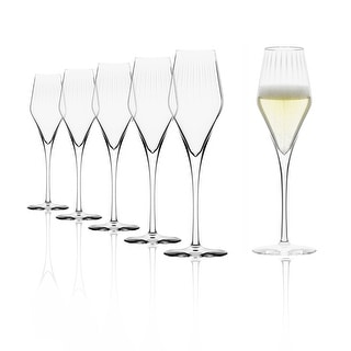 Stolzle Lausitz Set of 6 Symphony Champagne Flutes - 9.75 oz - Bed Bath ...