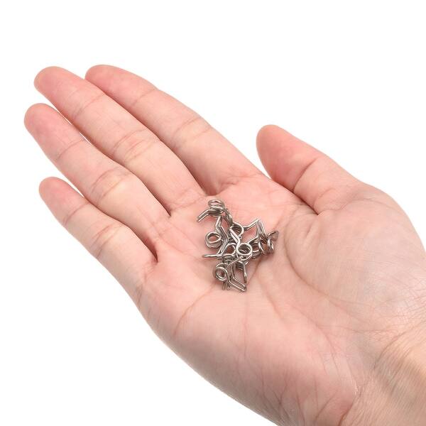 Double Wire Spring Hose Clamp, 10pcs 304 Stainless Steel 4mm Spring ...