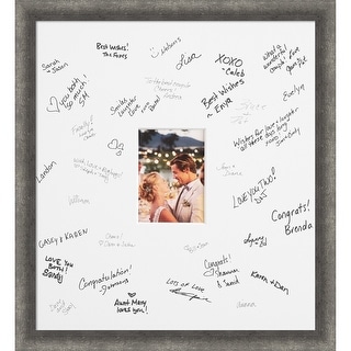 Burnished Signature Mat Picture Frame - Autograph Photo Frame Guest ...