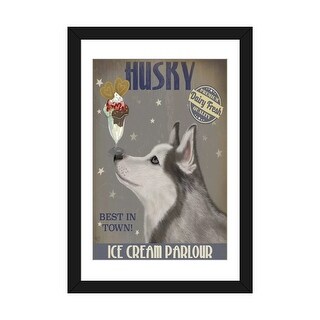 iCanvas "Husky Ice Cream" by Fab Funky - Bed Bath & Beyond - 37405710