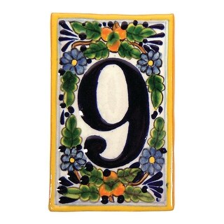 Native Trails TVR9920 Hand Painted House Number '9' - peaches - Bed ...