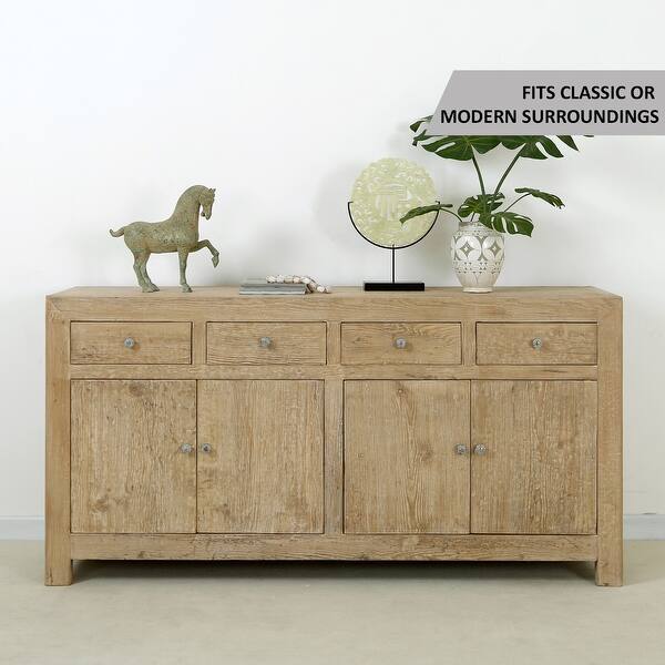 Artissance Reclaimed Wood Storage Buffet w/4 Drawers and 4 Doors, 72 ...