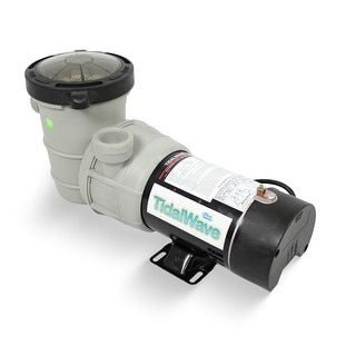 Blue Wave Tidal Wave Maxi II 1.0HP Above Ground Dual Speed Pool Pump ...