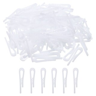 500Pcs Plastic Alligator Clips, 1.57" WhiteundefinedU Shape Shirt Clip ...