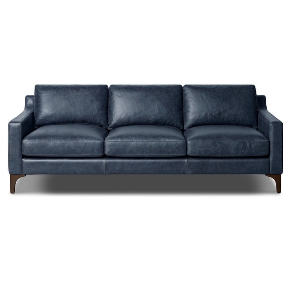 Poly Bark Sorrento Sofa Full Grain Genuine Italian Leather On Sale Bed Bath Beyond 28514278