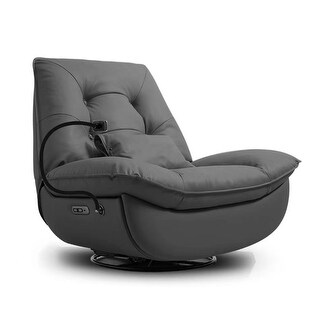 Gray Pu Electric Silicone Smart Recliner Chair, Adjustable Armrests ...