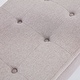 Fabric Entryway Bench Beige/ Grey Upholstered Storage Bench with X ...